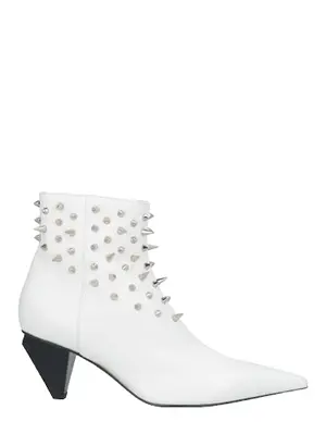 Agl Leather Ankle Boots - White