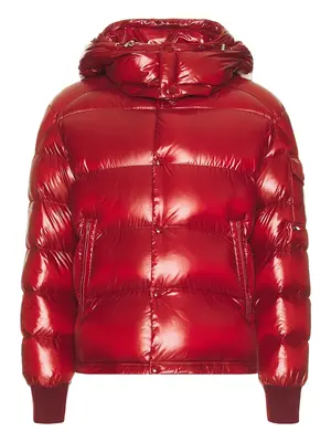 Moncler Moncler Maljasset Bomber Jacket Berry
