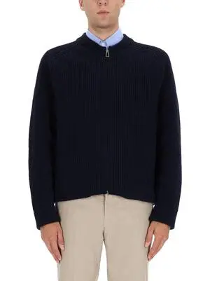 Paul Smith Zippered Cardigan - Blue