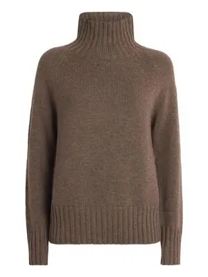 MAX MARA Wool-Cashmere Turtleneck Sweater