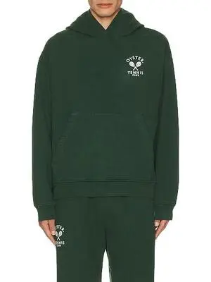 OYSTER Tennis Club Pullover Hoodie - Green