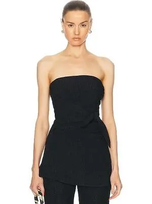GANNI Strapless Top