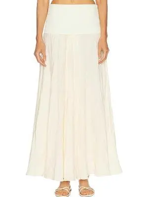 Johanna Ortiz Light And Sound Ankle Skirt - Ecru