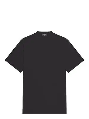 Balenciaga Back Hem Long Boxy Fit T-shirt - Black