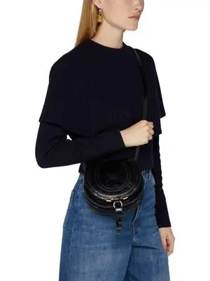 Chloé Chloe Marcie Small Shoulder Bag Black
