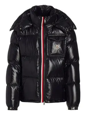 Moncler Montbeliard Hooded Down Jacket Black