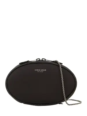 Giorgio Armani Chain-link Clutch - Black