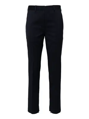 Helmut Lang Slim-fit Wool Trousers - Blue