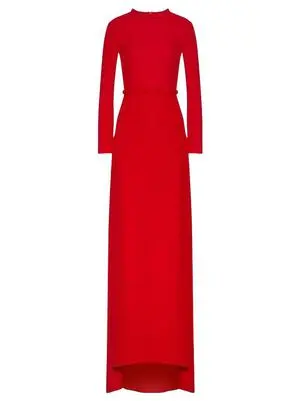 Valentino Garavani Belted Train Gown - Red