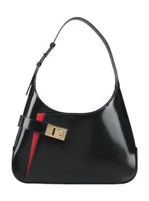 FERRAGAMO Arch Sh L Hobo Bag - Black