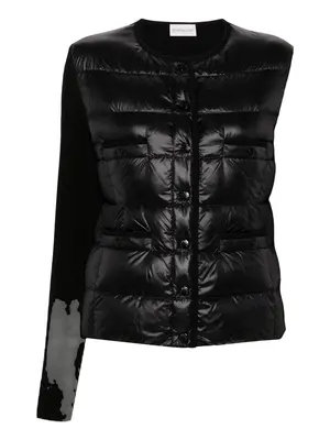Moncler Panelled-design Padded Jacket - Black