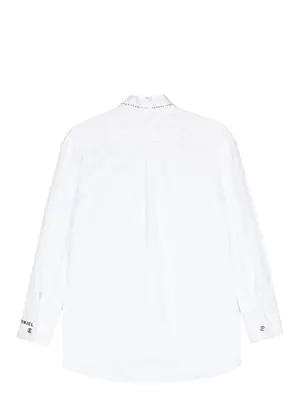 Sonia Rykiel Paris Studded Cotton Shirt - White