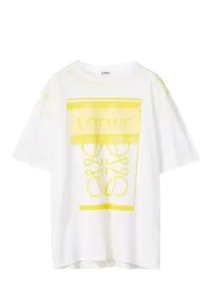 Loewe Photocopy Anagram T-shirt - White/yellow