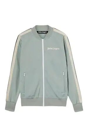 Palm Angels Track Jacket - Grey/off White
