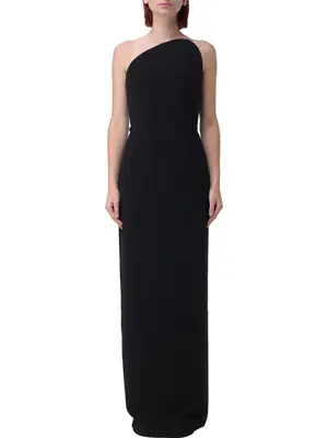 Solace London One-shoulder Gown - Black