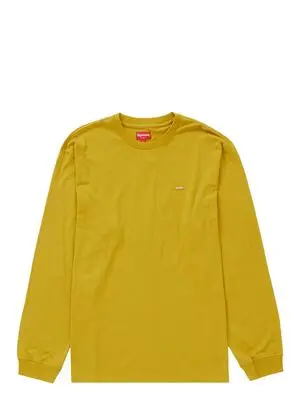 Supreme Small Box Long Sleeve Tee Shirt - Dark Yellow