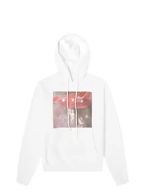 Off-White Sprayed Caravaggio Over Hoodie - White