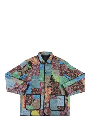 Supreme Reversible Patchwork Quilted Jacket - Multicolor