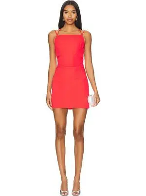 Amanda Uprichard Amanda Uprichard Amiyah Mini Dress Red