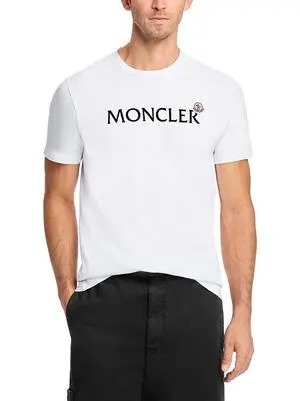 Moncler Graphic Logo Tee - White