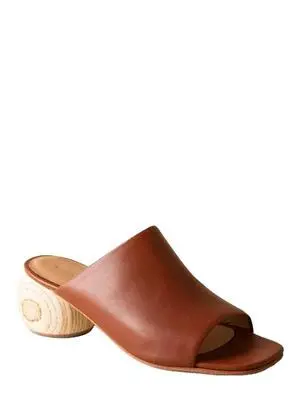 HUMA BLANCO Milla Leather Slide Sandal Cinnamon