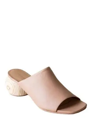 HUMA BLANCO Milla Leather Slide Sandal Quartz