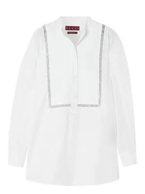 Gucci Embellished Blouse - White