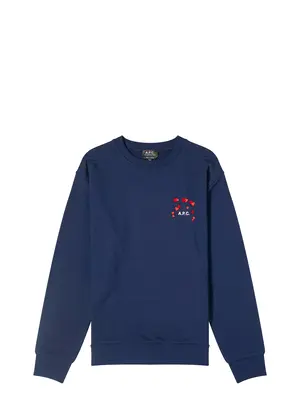 A.P.C. A.P.C. Valentines Logo Crew Sweat