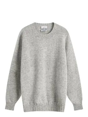 JAMIESON'S OF SHETLAND Jamieson's Of Shetland Crew Knit Granite