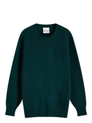 JAMIESON'S OF SHETLAND Crew Knit - Green