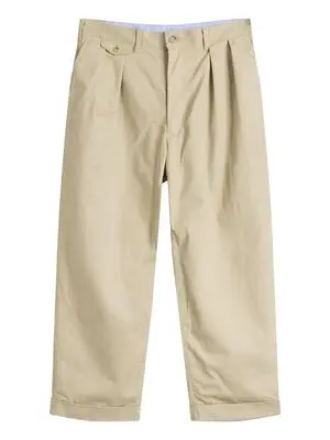 BEAMS 2 Pleat Chino - Khaki