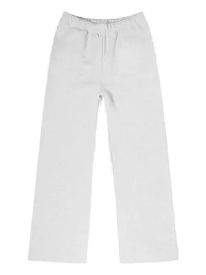 Good American Brushed Fleece Wide Leg Sweatpants - Grey