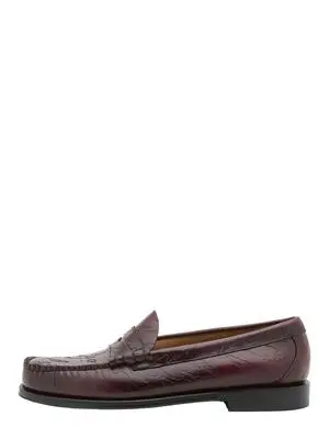 G.H. BASS & CO. X Maharishi Larson Penny Loafer - Wine Leather