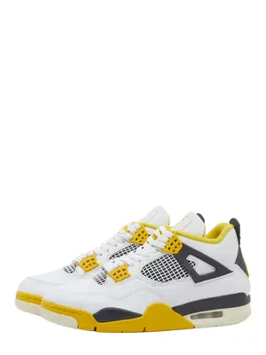 JORDAN 4 Retro Sneakers - White/sulfur/anthracite