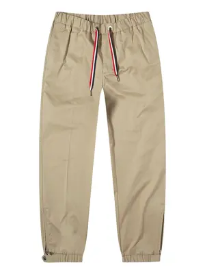 Moncler Gabardine Tapered Trouser - Beige