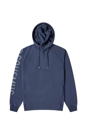 Jacquemus Typo Hoodie Dark Navy
