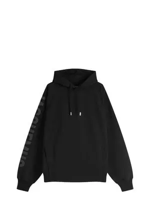 Jacquemus Typo Logo Hoodie - Black