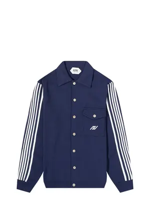 AUTRY Knitted Sporty Track Jacket - Navy