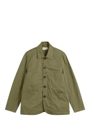 Universal Works Bakers Chore Jacket - Light Olive