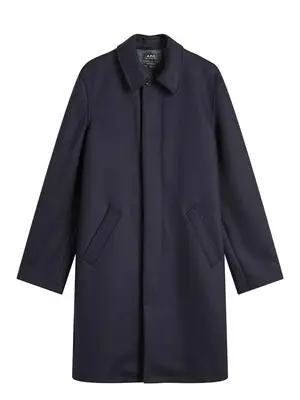 A.p.c. Auster Wool Mac - Navy