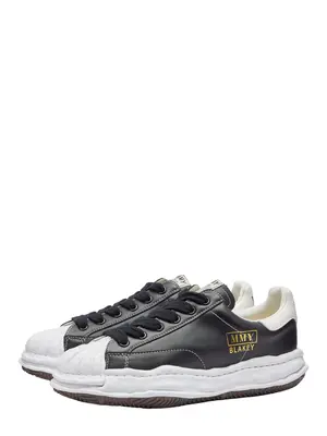 Mihara Yasuhiro Blakey Low Leather Sneakers - Black