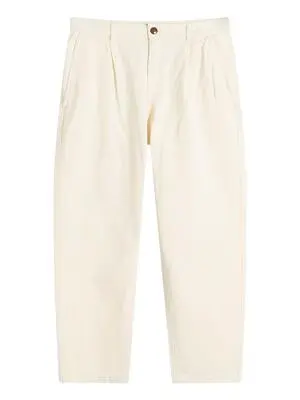 FRIZMWORKS Og Haworth One Tuck Trousers - Cream