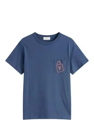 BEAMS BB Logo Pocket T-Shirt