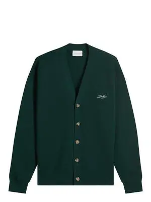 Drole De Monsieur Logo Cardigan - Dark Green