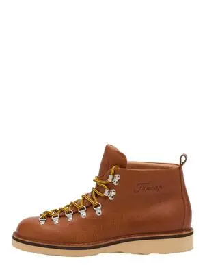 FRACAP Scarponcino Leather Boots - Cognac