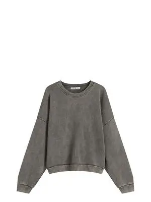 Acne Studios Fester Vintage Crew Sweatshirt - Faded Black