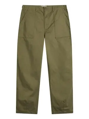 Universal Works Twill Fatigue Pants - Light Olive