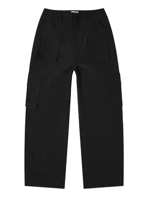 ADANOLA Cargo Multi Pocket Trousers - Black