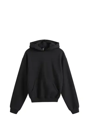 SKIMS Cotton Fleece Pullover Hoodie - Onyx