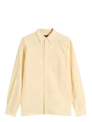 BEAMS Button Down Oxford Shirt - Yellow